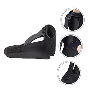 minkissy 2 pcs foot drop orthotics adjustable ankle brace drop foot support brace drop foot support orthotics night splint orthotics for plantar fasciitis tool stand Foot Orthosis soft sock