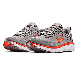 Under Armour Women's Charged Assert 9 Marble, Gray Wolf (101)/White, 9 M US