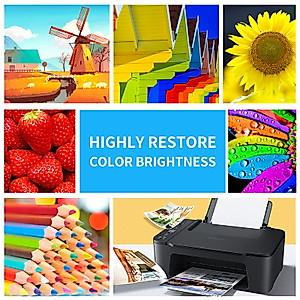 Compatible GI290 Refill Ink Bottles Replacement for Canon PIXMA G1000 G1200 G1800 G2100 G2200 G2400 G2800 G3200 G3600 G3800 G4100 G4600 G4210 megatank Inkjet Printer.1Bk,1C,1M,1Y,