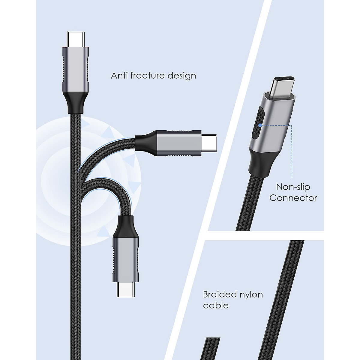 LENTION USB C to SD/Micro SD Card Reader, Type C SD 3.0 Card Adapter Compatible 2023-2016 MacBook Pro 13/15/16, New Mac Air/iPad Pro/Surface, More (CB-C8, Space Gray)
