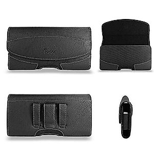 for Samsung Galaxy S21/S21Plus/S21 Ultra Case; TMAN Durable Holster Leather Belt Clip/Belt Loops Pouch Case for Galaxy S21/S21+/S21Ultra (Galaxy S21 Ultra (XL Size Fit))