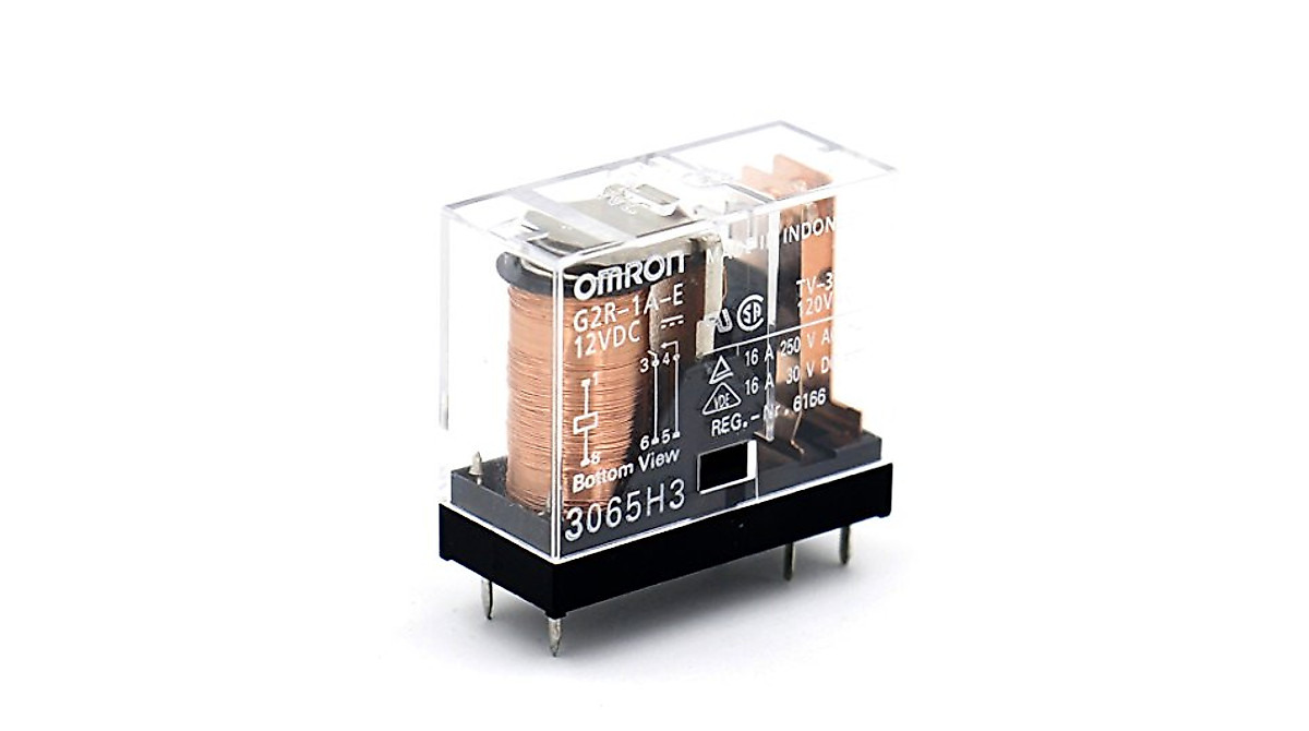 Omron G2R-1A-E-DC12 Power Relay 12VDC 16A SPST-NO for PC Boards