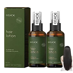 Hair Growth Spray – For Longer, Thicker, Fuller Hair - with Biotin & Caffeine - Hair Growth Products – Paraben Free Growth Serum – All Hair Types – Reverse Hair Loss - for Women & Men