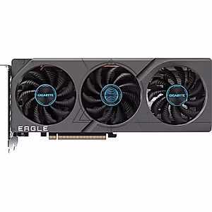 GIGABYTE NVIDIA GeForce RTX 4060 Eagle OC Graphics Card - 8GB GDDR6, 128-bit, PCI-E 4.0, 2505MHz Core Clock, 2X DP 1.4, 2X HDMI 2.1a, NVIDIA DLSS 3 - GV-N4060EAGLE OC-8GD