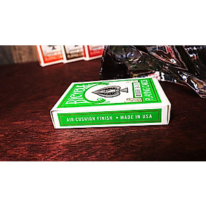 MMS Cards Bicycle Green Back USPCC Trick