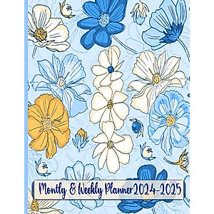 Planner 2024-2025 : January 2024 To December 2025 Weekly & Monthly Planner With Tabs.