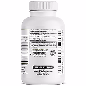 Bronson Liver Detox Advanced Detox & Cleansing Formula Supports Health Liver Function with Milk Thistle, Dandelion Root, Turmeric, Artichoke Leaf & More, Non-GMO, 60 Vegetarian Capsules