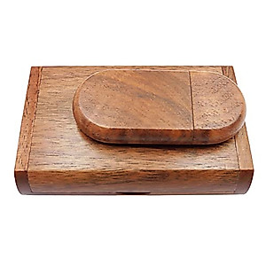 64GB Walnut USB Flash Drives PENDRIVE Thumb Drives U Disk Memory Sticks for Birthday Business Valentine's Day Present (USB 3.0)