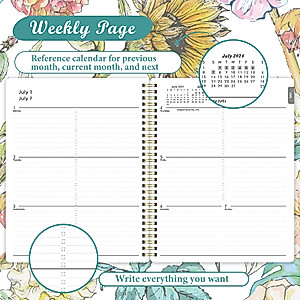 2024-2025 Planner - Academic Planner 2024-2025, Jul.2024 - Jun.2025, 8" x 10", 2024-2025 Planner Weekly & Monthly Thick Paper, Perfect Daily Organizer - Art Floral