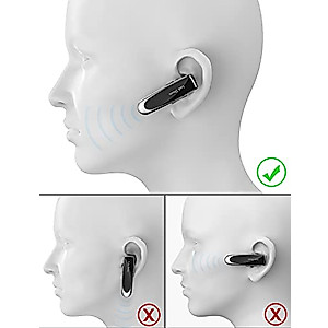 Link Dream Bluetooth Earpiece for Cell Phone Hands Free Wireless Headset Noise Cancelling Mic 24Hrs Talking 1440Hrs Standby Compatible with iPhone Android for Driver Trucker (2 Pack)