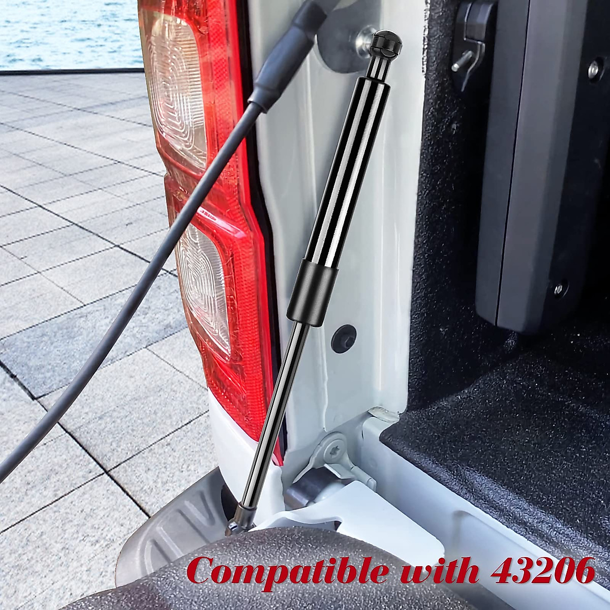 Vepagoo Truck Tailgate Assist 43206 for Ford Ranger 2019 2020 2021 Pickup Shock Damper Tailgate Soft Open