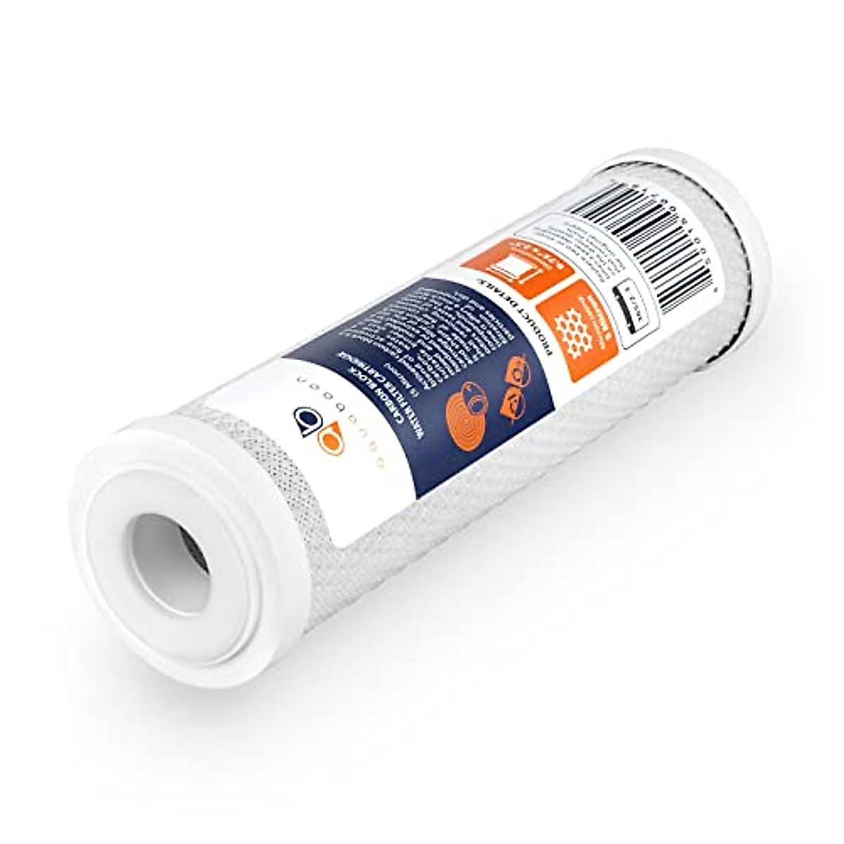 Reverse 10” x 2.5” Osmosis Coconut Carbon GAC Sediment RO Water Filters Set by Aquaboon