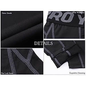 Minghe Mens Thermal Underwear Base Layer Men Cold Weather Gear Thermal Shirt and Pants Sports Long Johns Set, Black Black Line, Medium