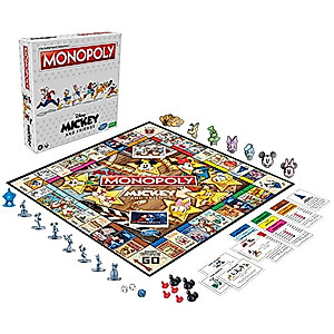 Hasbro Gaming Monopoly: Disney Mickey and Friends Edition Board Game, Ages 8+