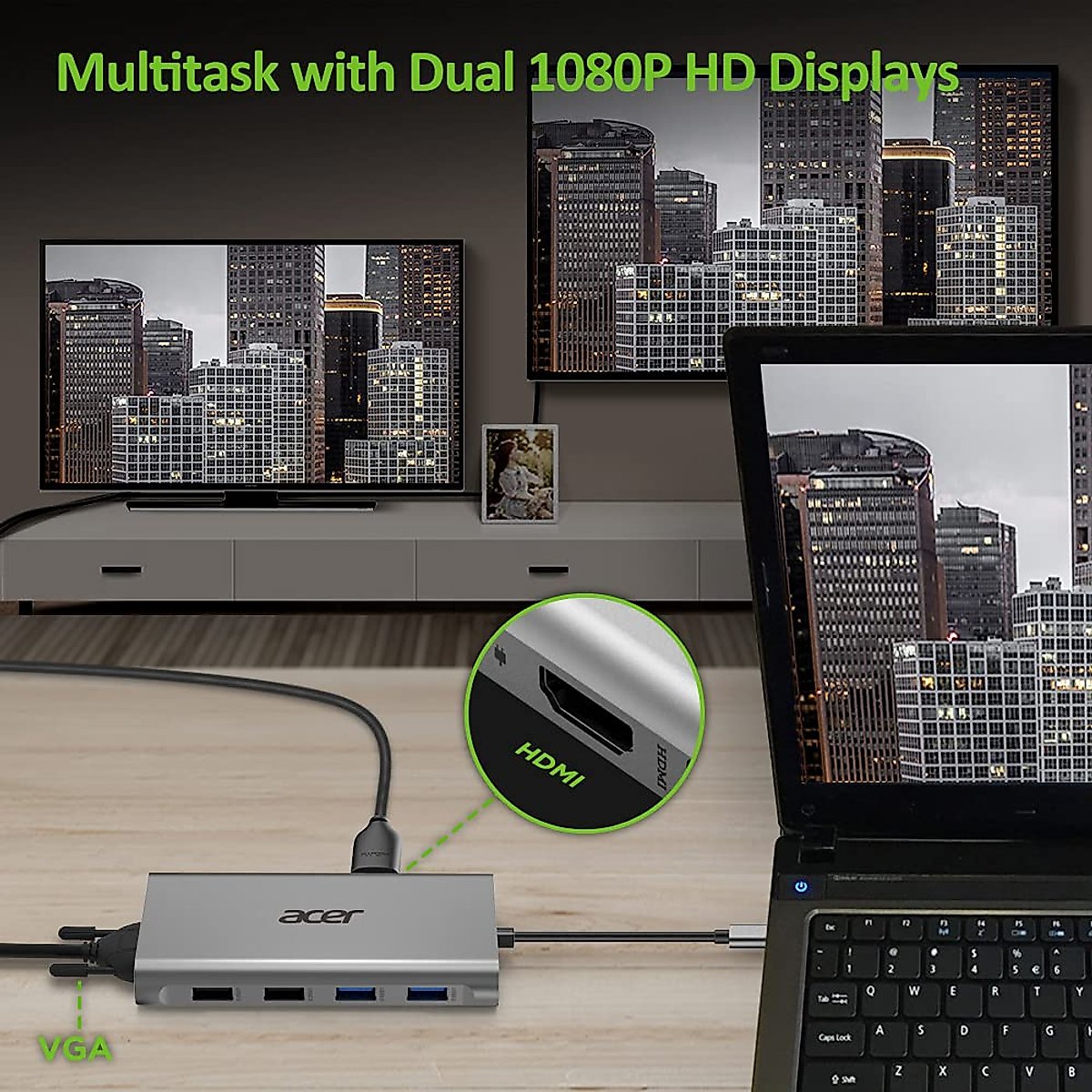 Adap ACER 11-in-1 USB Type C Dongle to 2xUSB 3.0