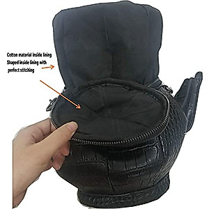 Gothic Purse, Teapot Shaped Crossbody Handbag Novelty Witchy Gift Top-handle Funky Tote Women's Shoulder Bags
