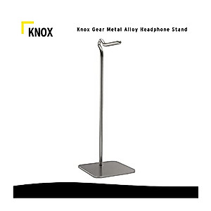 Knox Gear Metal Alloy Headphone Stand Compatible with All Headphones Including Gaming, Over-Ear, and Noise Cancelling headsets