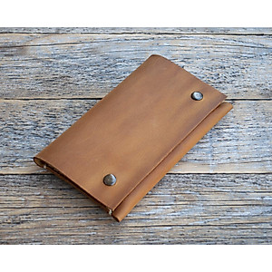 Bovine leather case for Microsoft Surface Duo 2, TAN cover, waist bag