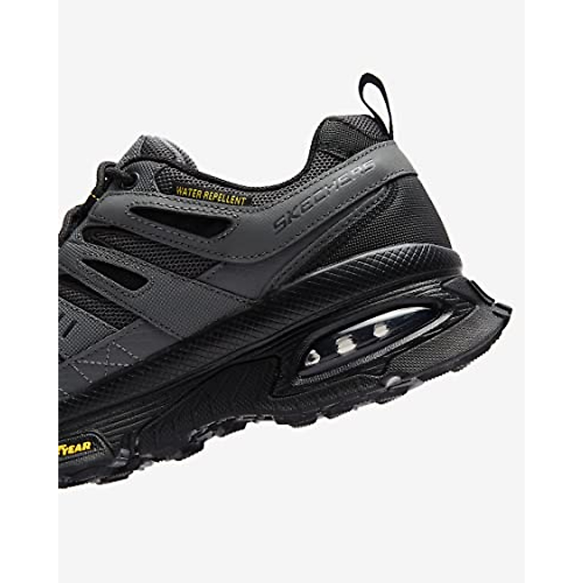 Skechers Men's Skech Air Envoy Oxford, Gray/Black, 9.5