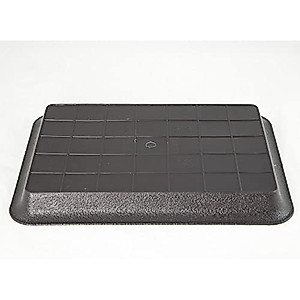 2 Pcs Rectangular Black Plastic Humidity/Drip Tray for Bonsai Tree 10.25"x 7.25"x 1"