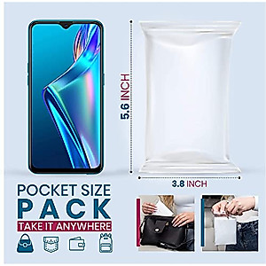 20-Pack Waterproof Rain Ponchos for Adults with Hood for Camping, Hiking | Clear - 100% Waterproof Disposable Raincoat for Men & Women