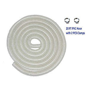 Pool Filter Pump Connection Hose 1.25 Inches Above Ground Pool Replacement Hose Premium Quality Kinkproof PVC Hose 20 Feet x 1-1/4