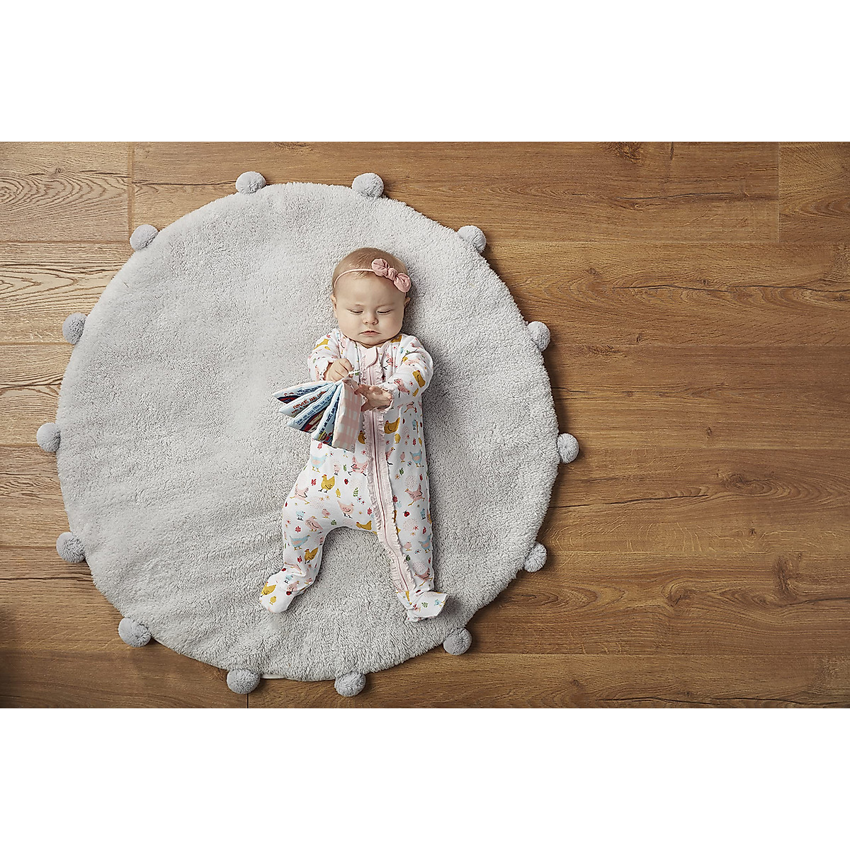 Mud Pie baby girls Girls' Set, 3-6 Mud Pie Farmhouse Sleeper And Book Set 3 6 Months, Pink, Months US