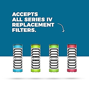 Aquamira Shift Filtered Water Bottle with Everyday Filter - Insulated and BPA-Free for Hiking, Camping, Backpacking, Travel and Emergency Survival Preparedness (White, 32oz)