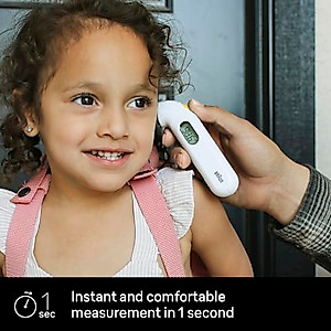 Braun ThermoScan 3 Ear Thermometer, Fast 1 second measurement, Audio Fever Indicator, Digital Display, Baby and Infant Friendly, No. 1 Brand Recommended by Pediatricians, IRT3030