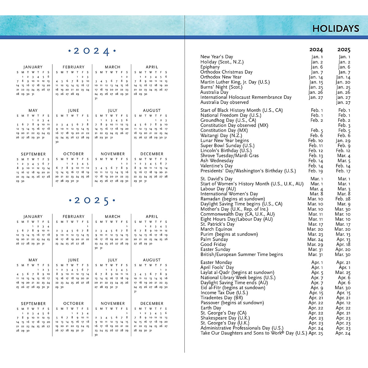 2024-25 Reflections 2-Year Pocket Planner (24-Month Calendar)