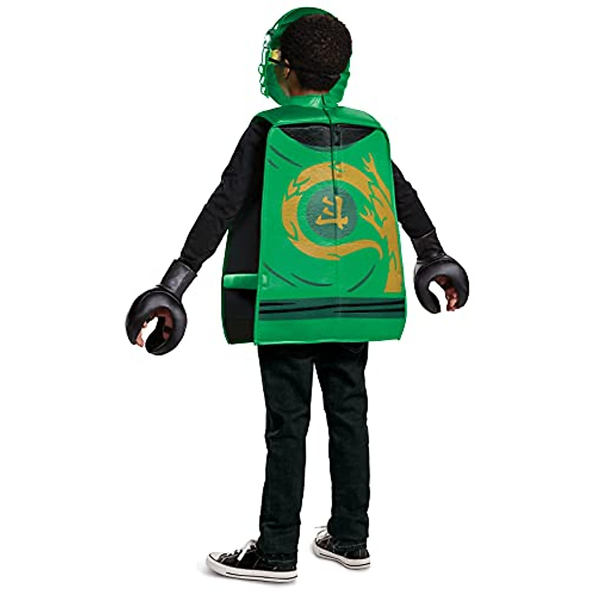 Lloyd Costume for Kids, Lego Ninjago Legacy Themed Basic Character Accessories, Single Child Size Green