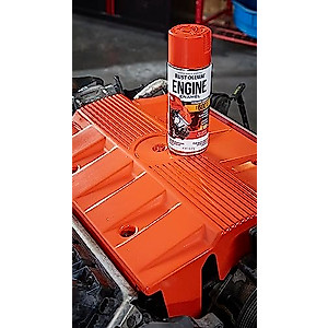 Rust-Oleum 363570 Engine Enamel Spray Paint, 11 oz, Gloss Orange