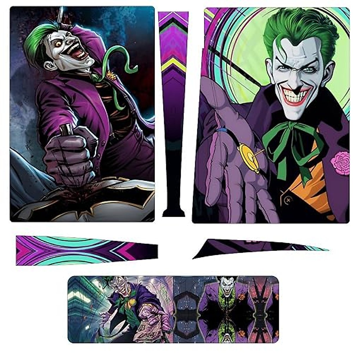 Skins Standard for PS5 Disk Edition Console and Controller Anime Wrap,Compatible with Playstation 5,Easy to Paste Style M