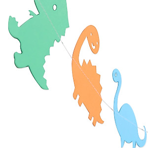 Dinosaur Flag Creative Garland Banner - Dinosaur Room Theme, Tyrannosaurus Rex Party, Paper Banner, Jurassic, Boy Children's Dinosaur Theme, Jurassic World Animal Party Supplies Background, Baby Shower, Photo Props