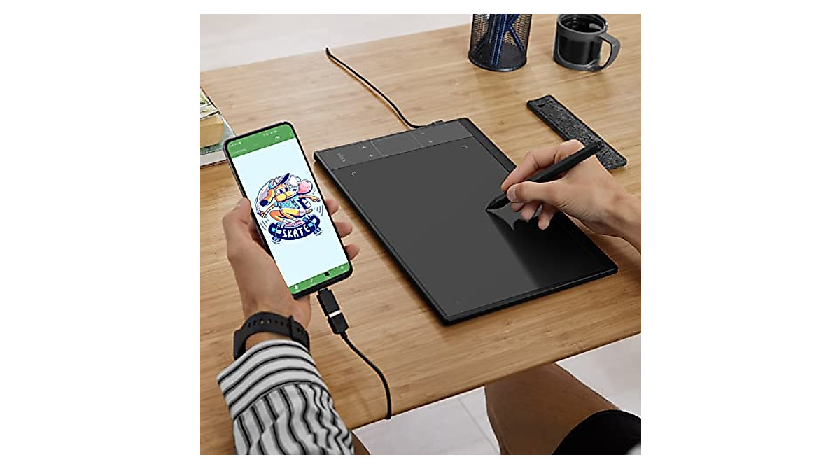 VEIKK A30 V2 Drawing Tablet - 10x6 Inch Graphics Tablet