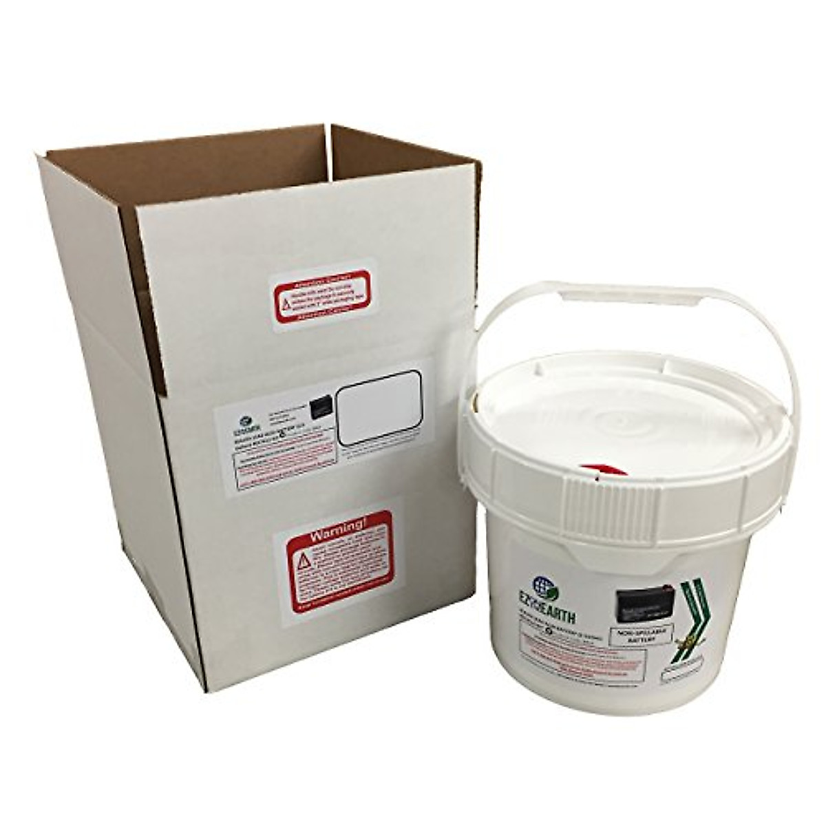 EZ on the Earth, Lead Acid Battery Recycling Kit, 2.0 Gallon Battery ...