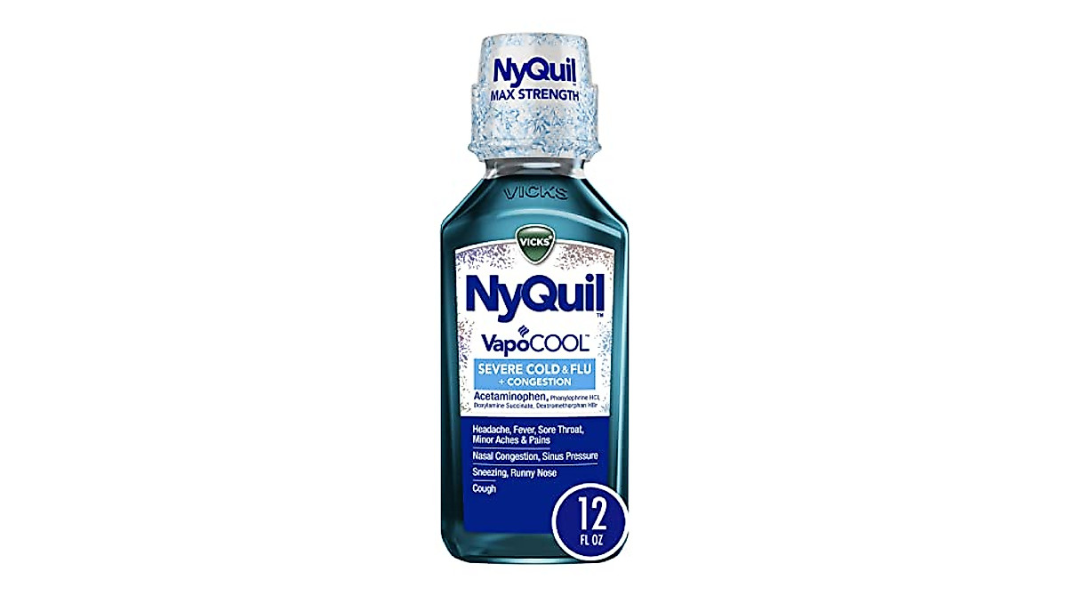Vicks NyQuil SEVERE VapoCOOL: Max Strength Nighttime Cold & Flu Relief