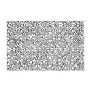 SUSSEXHOME Non-Skid Ultra-Thin Area Rugs for Laundry Room, Entryway, Bathroom and Kitchen - Washable Multipurpose 20 x 31 Inches Floor Mat