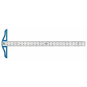 Fairgate 24" Aluminum T-Square t bar Ruler #fg63-124 Ruler, Read in inch, Made in USA