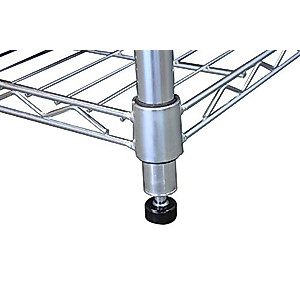 MonsterRAX Bin Rack with (5-Pack) 27 Gallon Storage Totes (Yellow Lid, Black Bin), Stackable, and Lockable