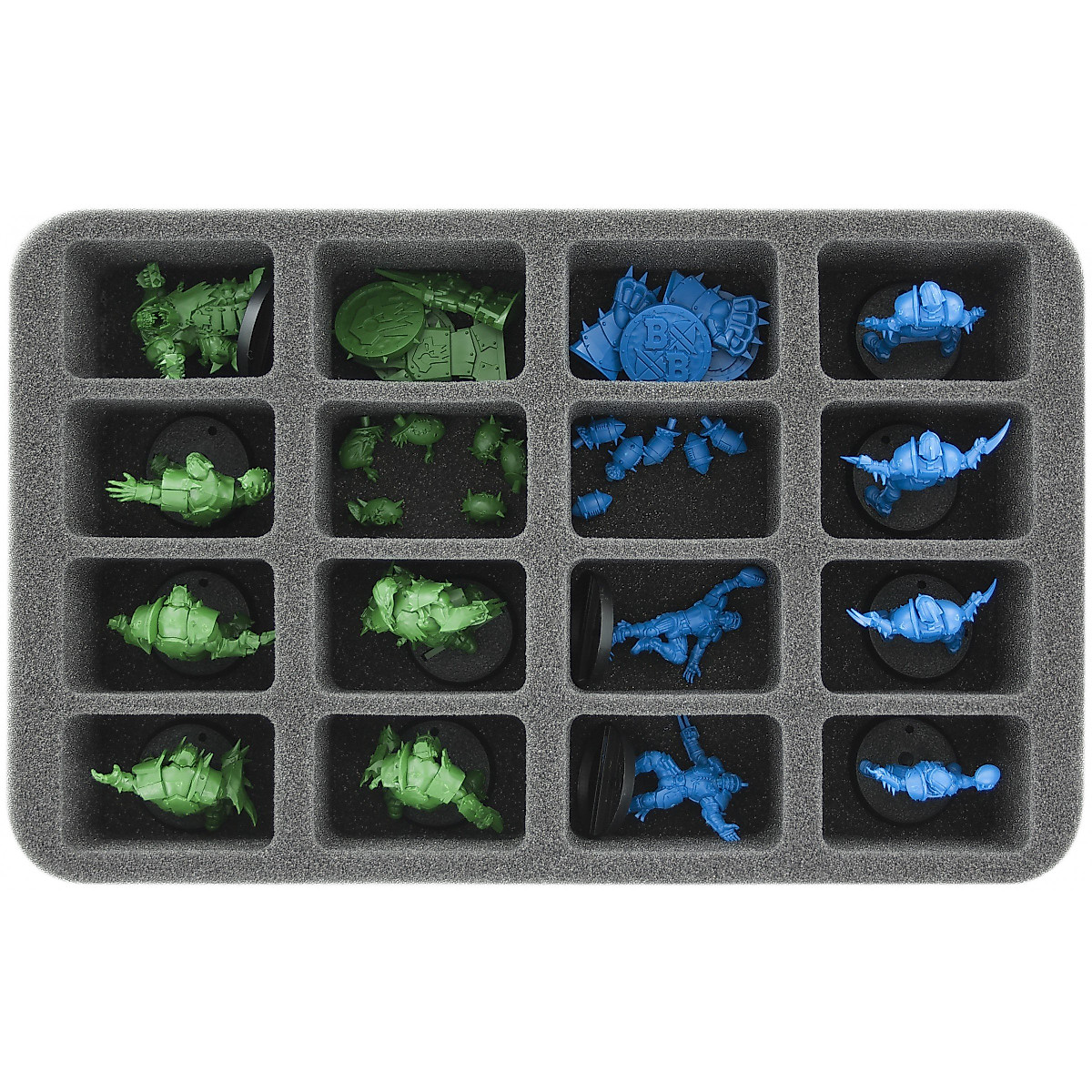Feldherr Mini Plus Case Compatible with 44 Blood Bowl Miniatures - 2016 Edition