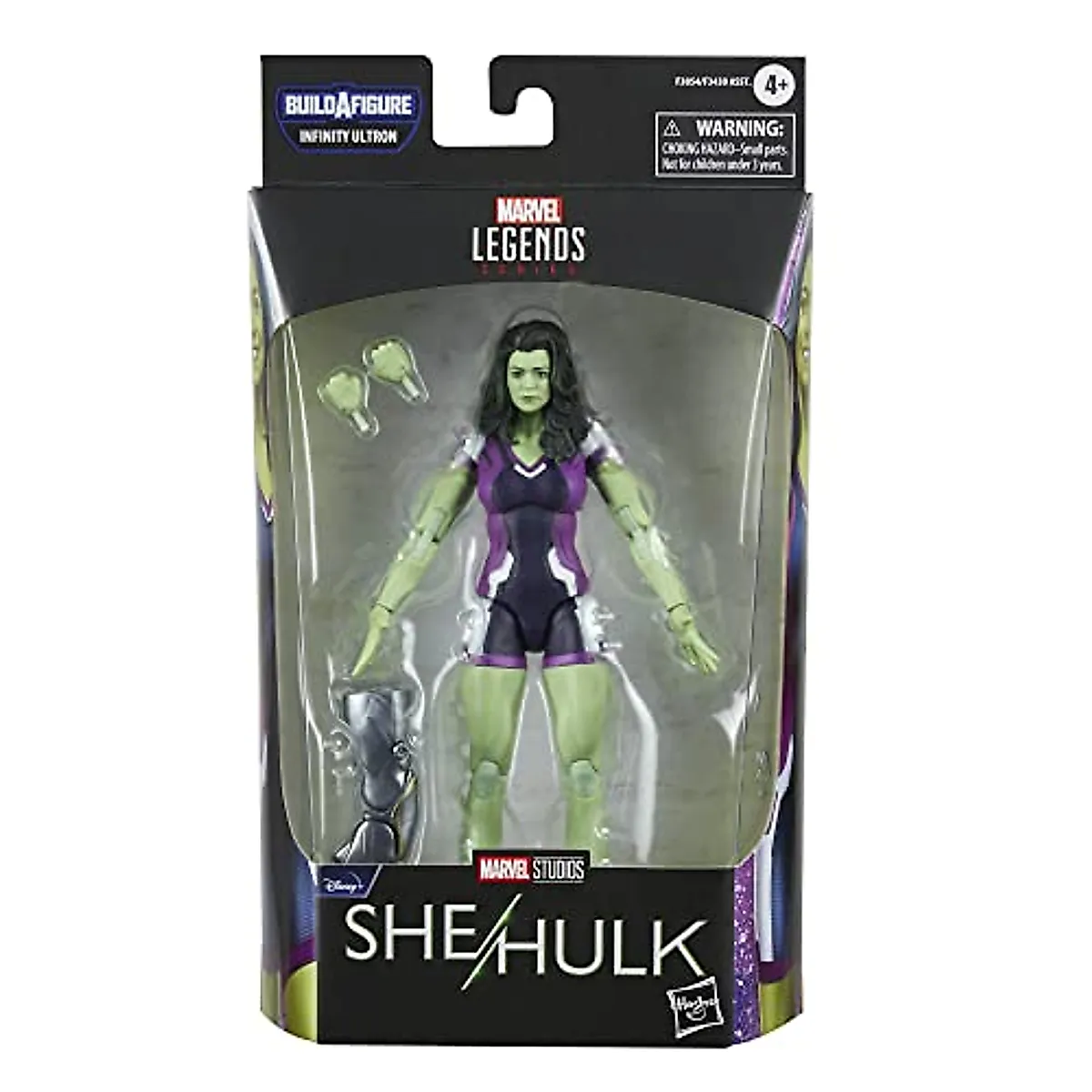 Marvel Legends Series Disney Plus She-Hulk MCU Series Action Figure 6-inch Collectible Toy, Includes 2 Accessories and 1 Build-A-Figure Part