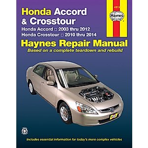 Honda Accord (03-12) & Crosstour (10-14) Haynes Repair Manual (USA) (Paperback)