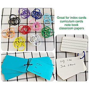 Keychains or Key Rings, Loose Leaf Binder Rings for Key Chains, Card Rings, Clip Rings for Book Rings, School, Home or Office (50Pcs 1 inch)