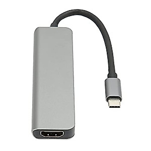 Usb C Dock, 5Gbps Aluminum Alloy PD Fast Charging USB C Hub USB3.0 Spee for Office for Keyboard for U Disk