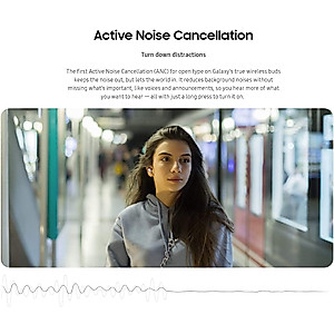 Samsung Galaxy Buds Live, Earbuds w/Active Noise Cancelling (Mystic Black) (Renewed)