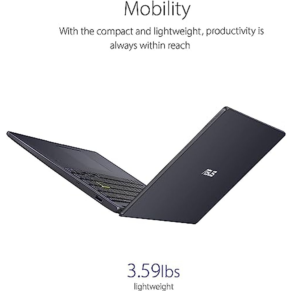 Asus Vivobook Go 15 Laptop for Student, 15.6" FHD Display, Intel Celeron N4020 Processor, 4GB RAM, 64GB eMMC, Thin & Light, Intel UHD Graphics, WiFi, 1 Year Microsoft 365, Windows 11 Home in S Mode