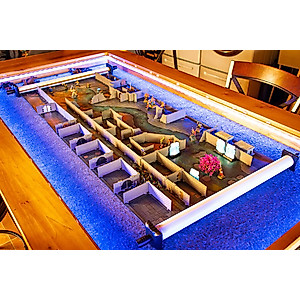 Dirt Cheap Dungeons Modular Dungeon System - Knight Set (Large): RPG Terrain Building for Dungeons & Dragons, Pathfinder, War Gaming, and More!