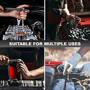 EACELIY 60pcs Torx Bit Socket Set, Hex Star Sockets, S2 and CR-V Steel, Includes Torx E socket (E4-E24), Torx Bit Socket (T6-T70), Torx Tamper Bit Socket (TT6-TT70), Torx Plus Bit Socket (TP8-TP60)