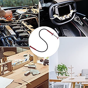 Bendable Flexible Magnetic Pickup Tool, 24'' Four Claw Grabber Tool, Accurate Pick Up In Narrow Space for Engine Bay/Home Sink/Drain/Earring/Keys/Metal Objects (Magnetic orientation)